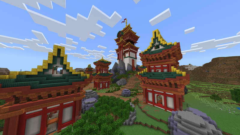 Asian Fortress | Map | Bedrock Universe