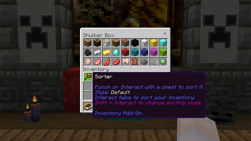 Inventory Manager Lite Addon Bedrock Universe